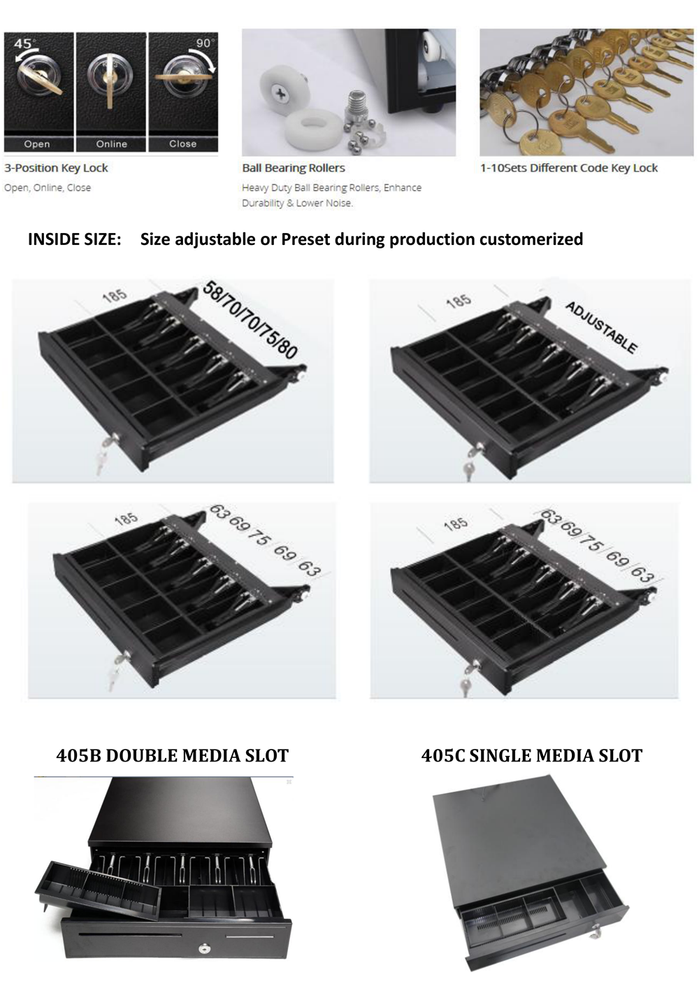 POS products supplier_Cash drawer cash drawer serial -CD405B/CD405C ...